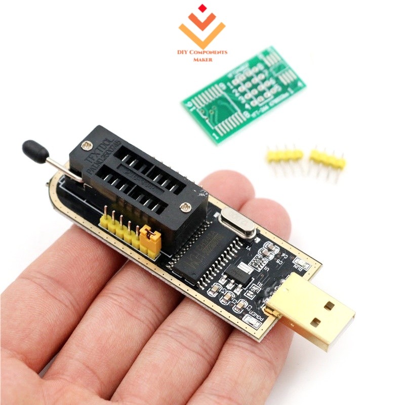 CH341A USB Programmer 24 25 Series EEPROM BIOS Burner Writer SPI Flash ...