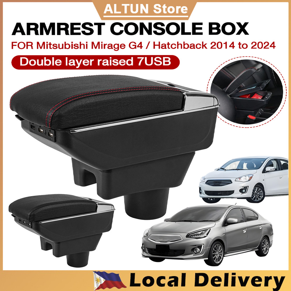 【24H】Mitsubishi Mirage G4 / Hatchback 2014 to 2024 Console Box Premium ...
