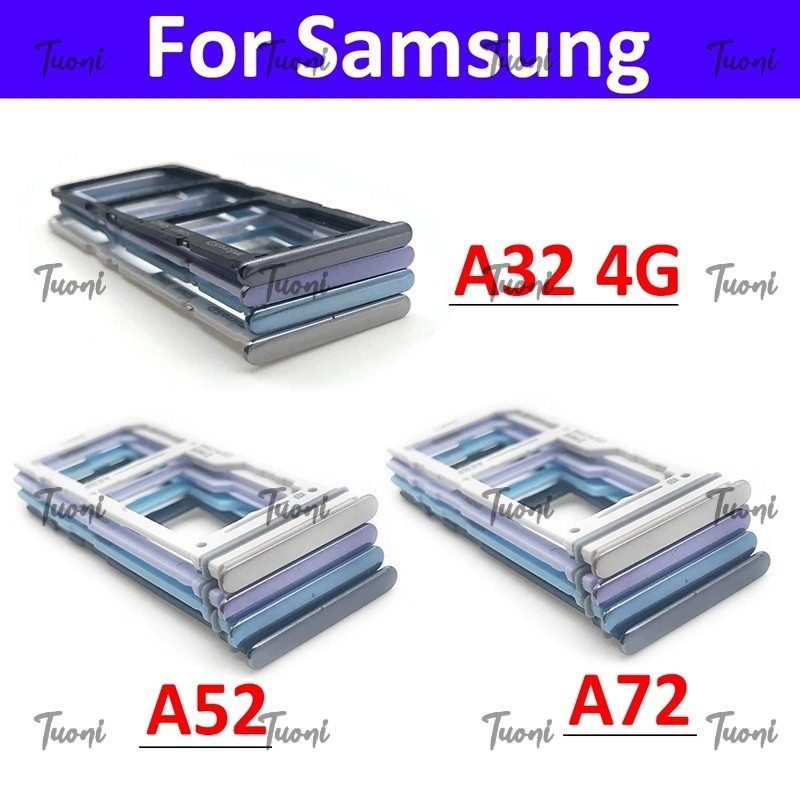New SIM Card Tray Holder For Samsung Galaxy A32 A52 A72 4G 5G | Shopee ...