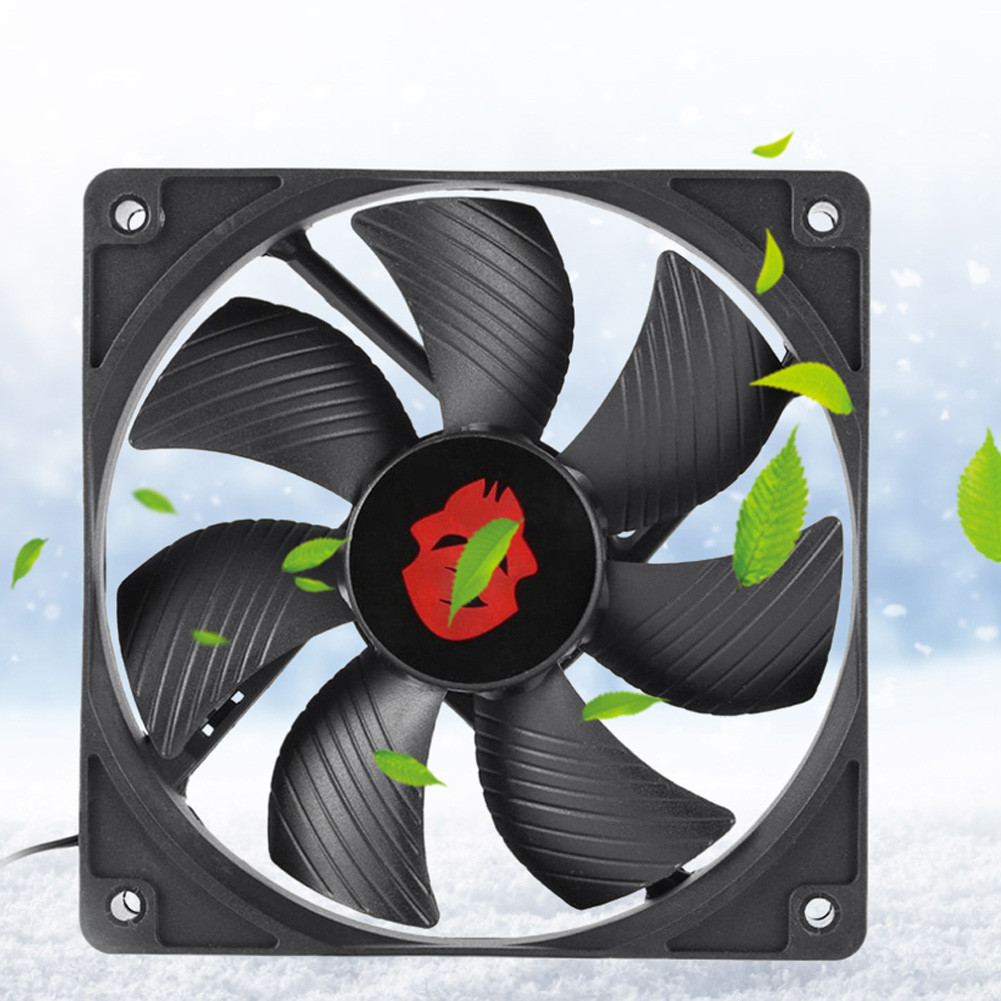 12cm 4 Pin High Speed Desktop Chassis Fan Large Air Volume PC Case ...