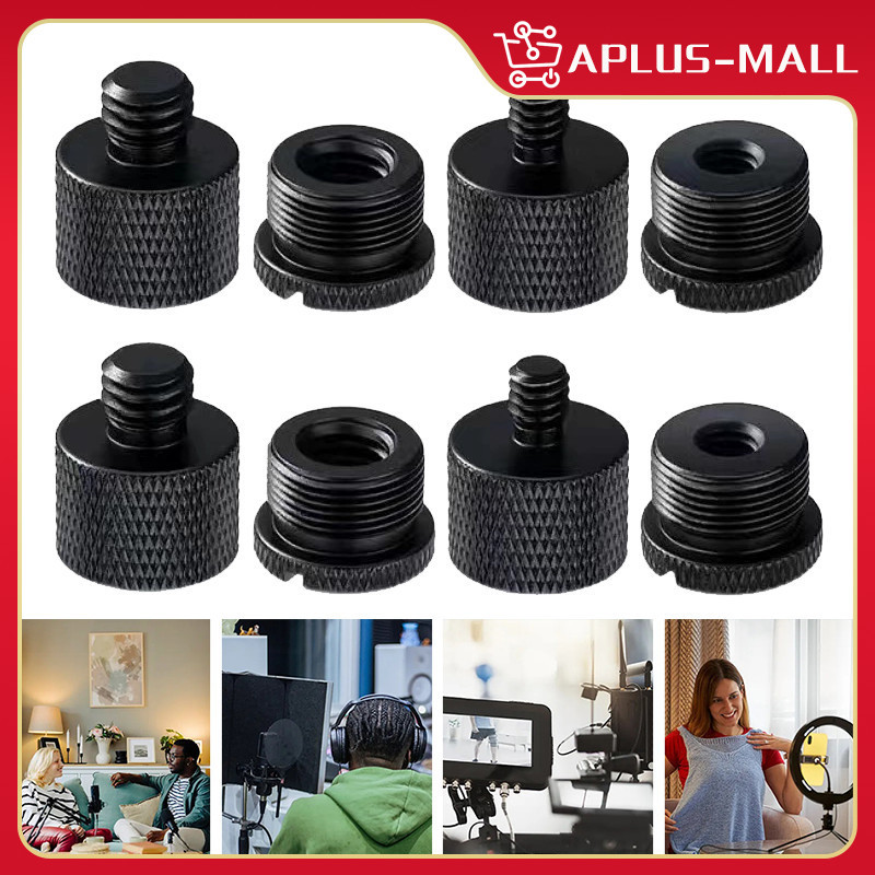 8Pcs/set Mic Screw Adapter Microphone Stand Conversion Screw ...