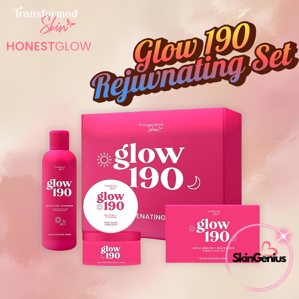 Honest Glow Transformed Glow 190 REJUV RED SET set new packaging ...