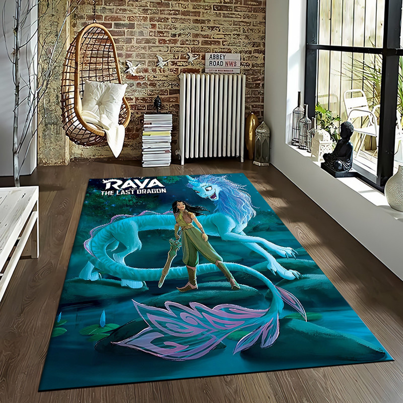 Disney Cute Moana Cartoon Floor Carpet Anti-slip Absorb Water Long ...