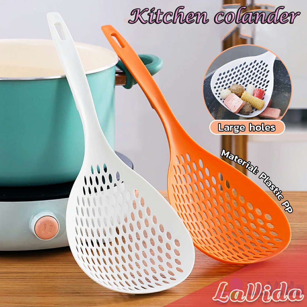 LVD Colander Spoon Noodles Food Drain Strainers Kitchen Soup Japanese ...