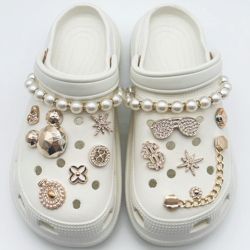 Luxury Clogs Charms Set | Cute & Trendy Shoe Charms with Crystal ...