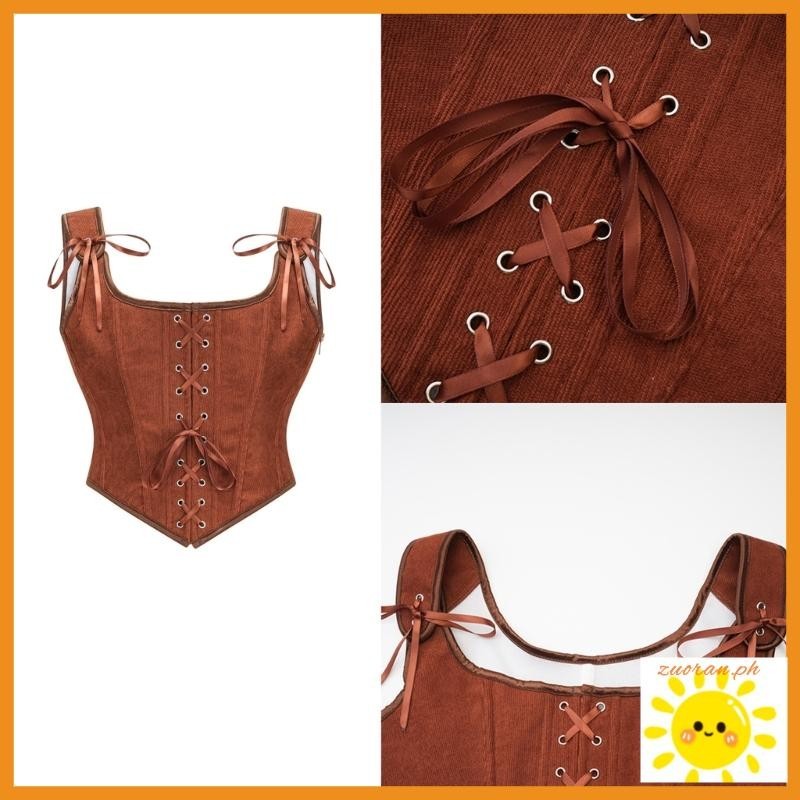 ZUOO Fashion Corset for Women French Style Corset Crop Top Wasit ...
