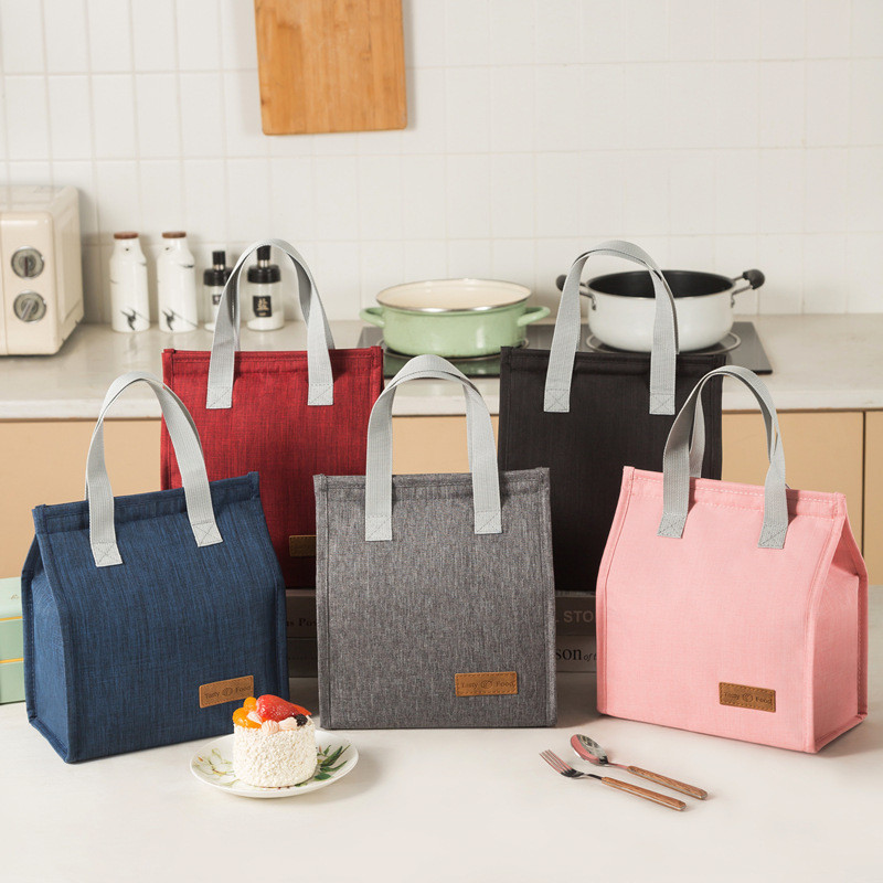 Lunch Bag Cloth Insulated Portable Tote Bag Food Organizer Lunch Bag ...