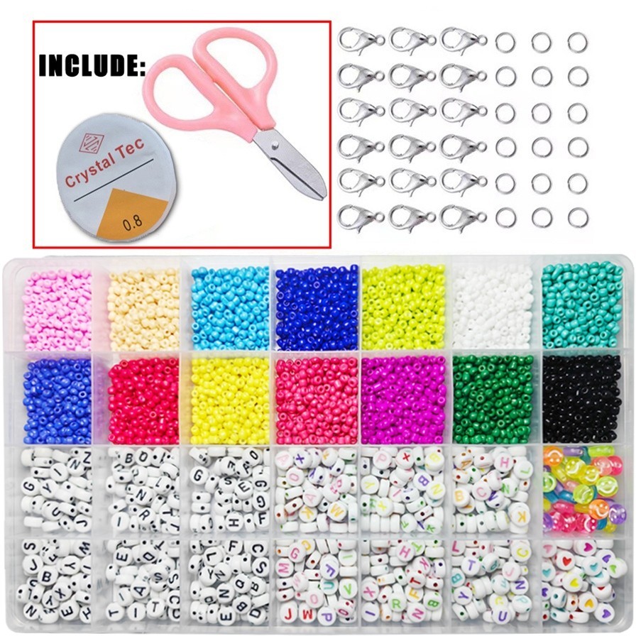 5000pcs Handmade Beading Set DIY Accessory Bag Color Plastic Bracelets ...