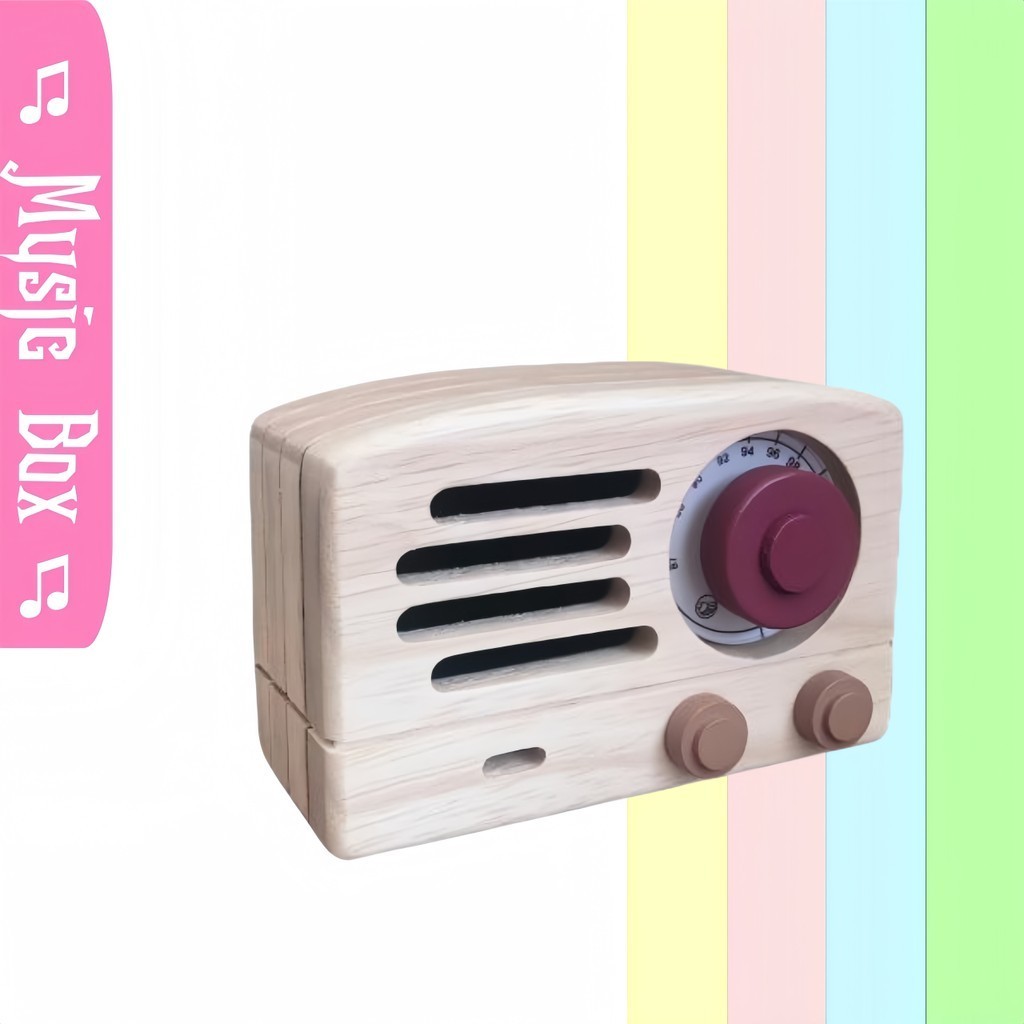 Radio Music Box|Creative Children Girls Birthday|Valentine's Day Gift ...