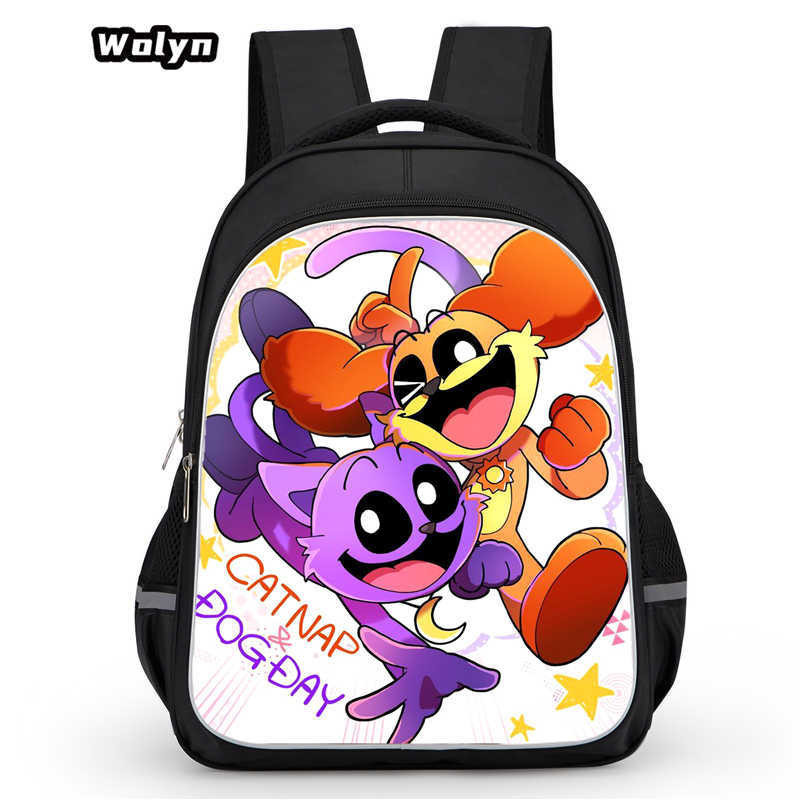 Catnap poppy playtime 3 smiling critters backpack for kids | Shopee ...