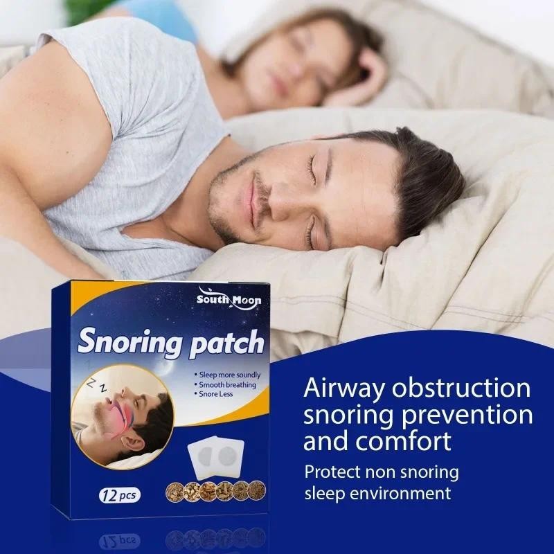 12pcs Anti Snoring Patch Sleep Ventilation Nose Patch Anti Snoring ...
