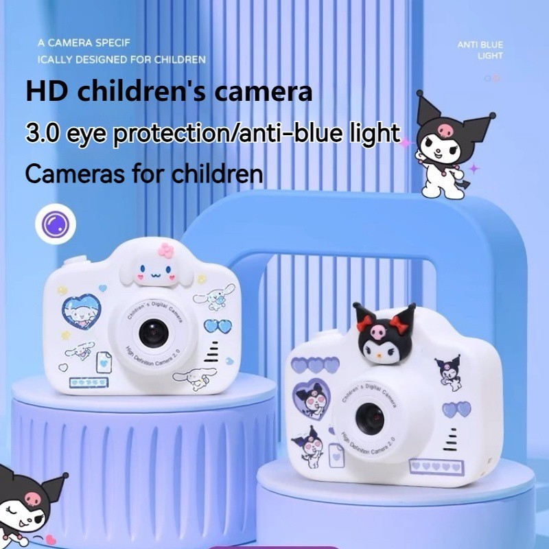 64GB Kuromi Mini Kids Camera Cartoon Children Digital Video Toy Camera ...