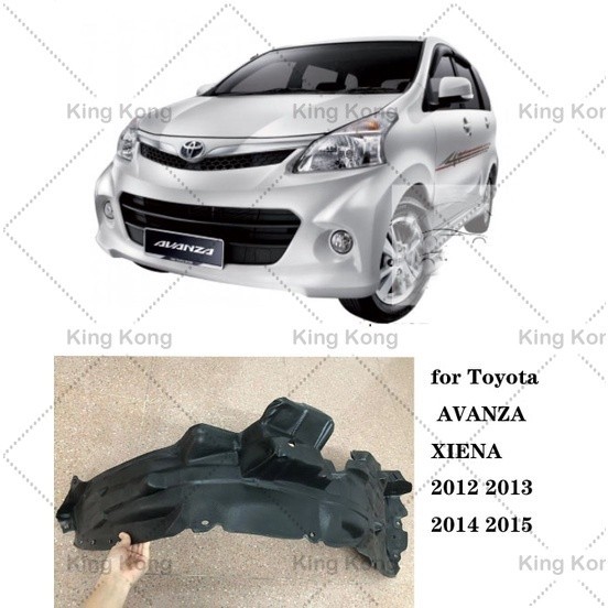 Car front fender liner for Toyota AVANZA XIENA 2012 2013 2014 2015 car ...