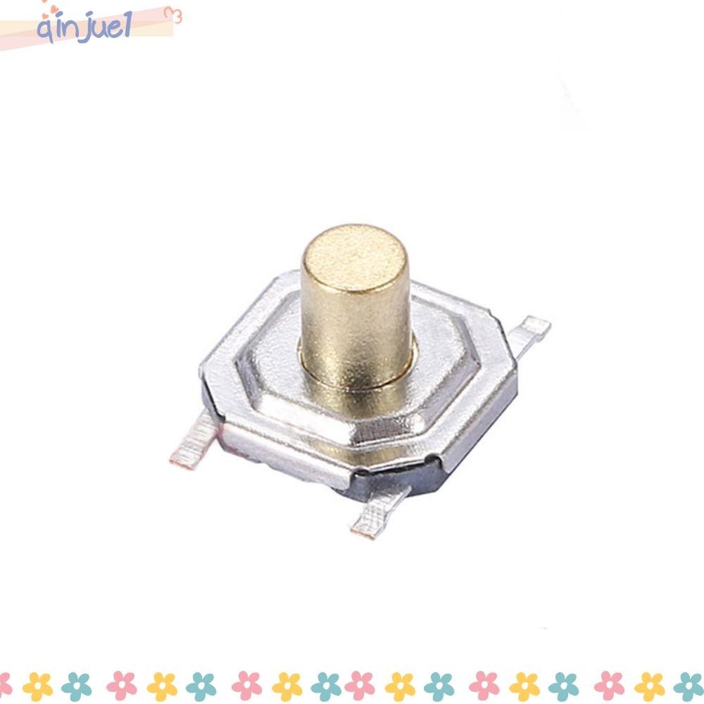 QINJUE1 10PCS SMD Feet Touch, Plastic 4*4*1.5MM Tactile Push Button ...