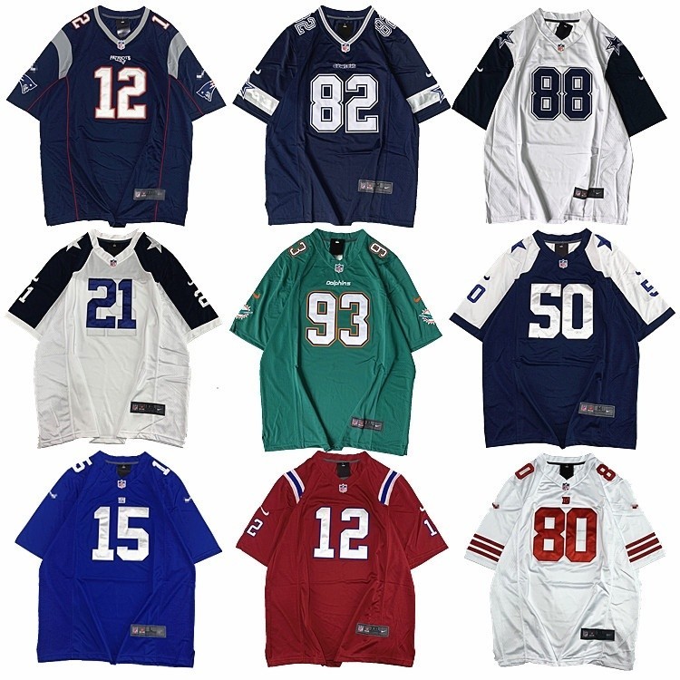 Nfl Rugby Jersey American Football, European and American Street Hip ...