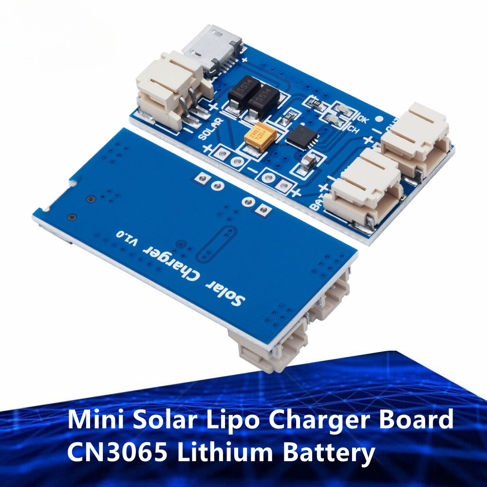 500Ma Mini Solar Lipo Charger Board CN3065 Lithium Battery Charge Chip ...