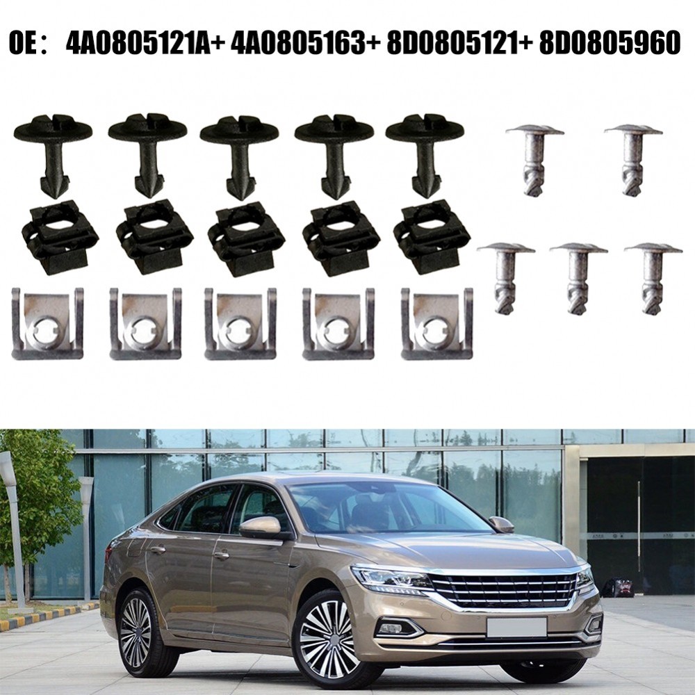 Precise Fit Engine Underbody Clips Splash Guard Retainer for A4 A6 For ...