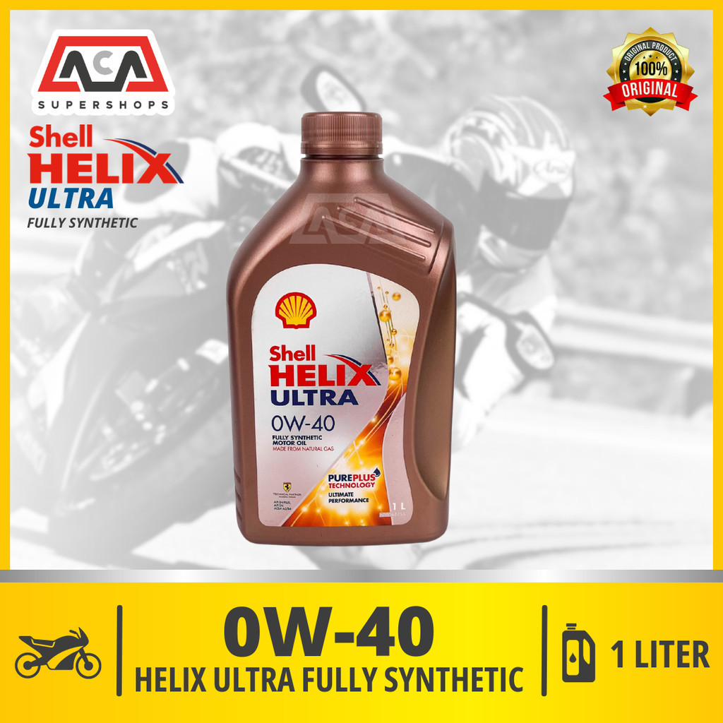 SHELL HELIX ULTRA 0W-40 FULLY SYNTHETIC MOTOR OIL 1L | Shopee Philippines