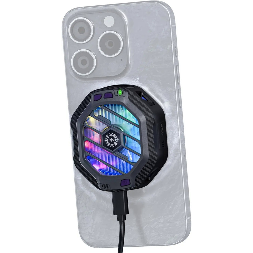 Phone Cooler Magnetic Wireless Charger for Phone Gaming Live Streaming ...