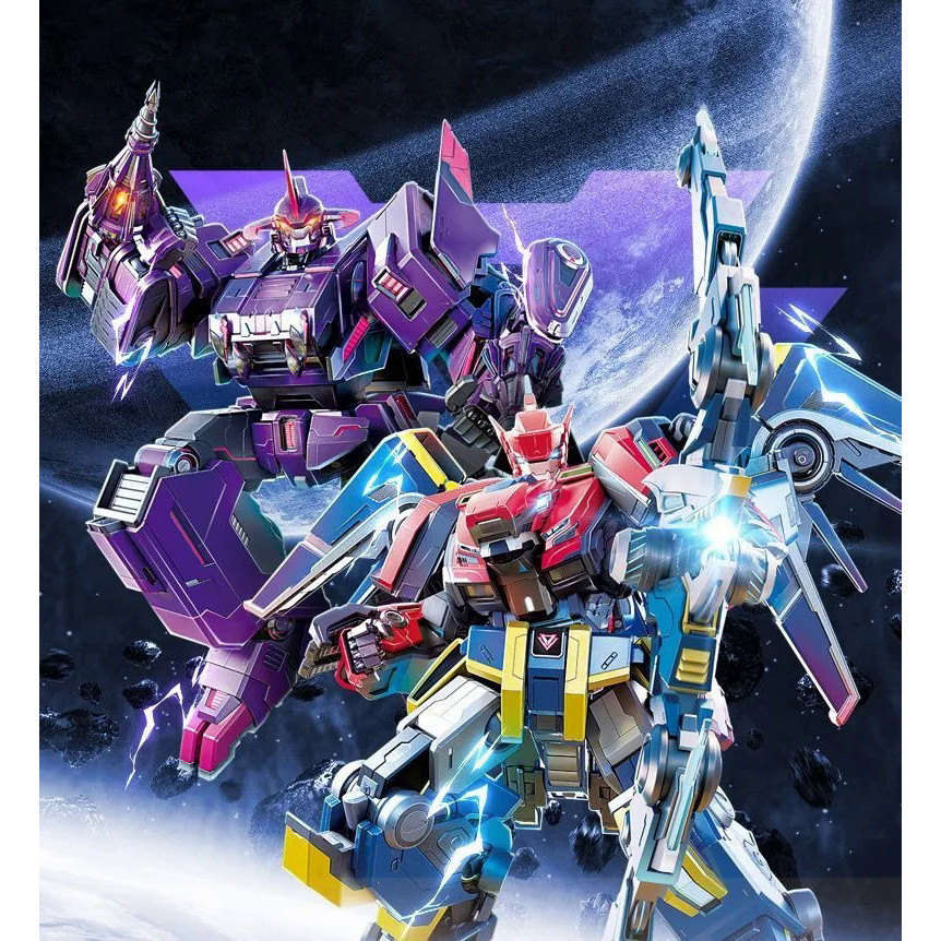 2 in 1 Quantum Troops Transform Combined Robot Figures QUANTUAM HEROES ...