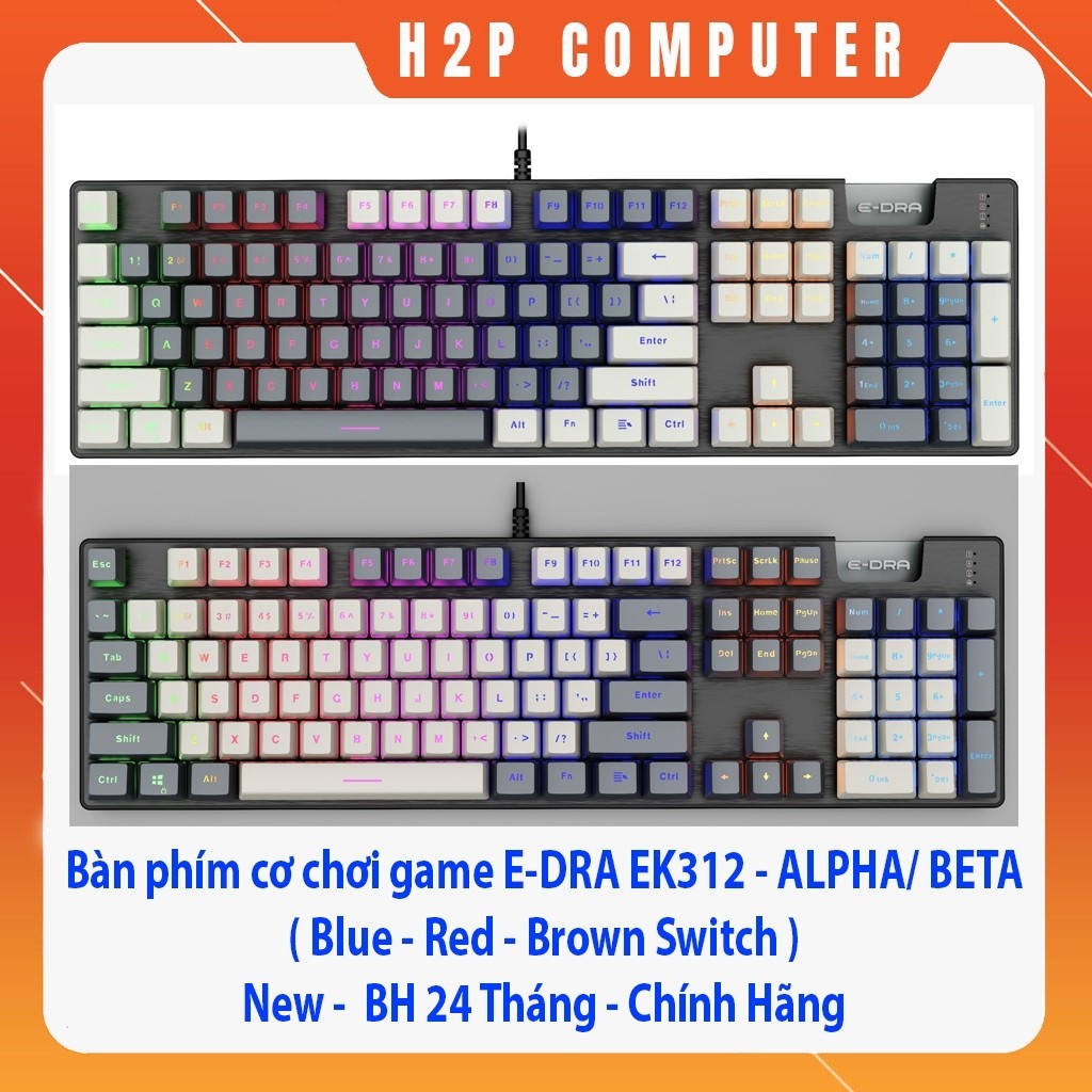 Mechanical gaming keyboard E-DRA EK312 - ALPHA /BETA full Of Switches ...