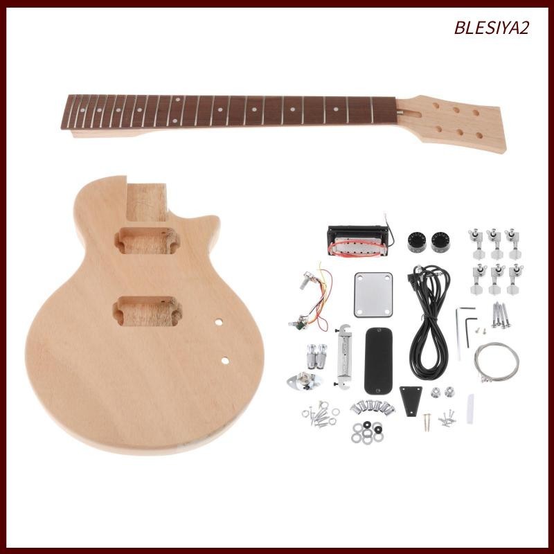 [Blesiya2] Unfinished DIY Electric Guitar Kit Set for LP Guitar Luthier ...