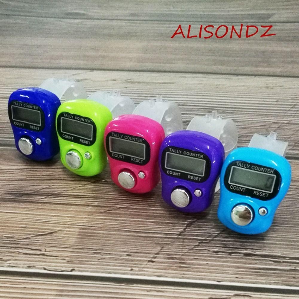 ALISONDZ Finger Ring Tally Counter, Electronic Mini Knitting Row ...