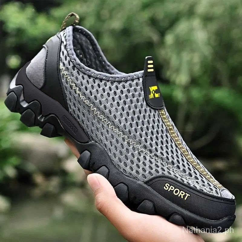 Men's Mesh Surface Shoes Casual Super Men's Breathable Shoes Super Soft Bottom All-Matching ...