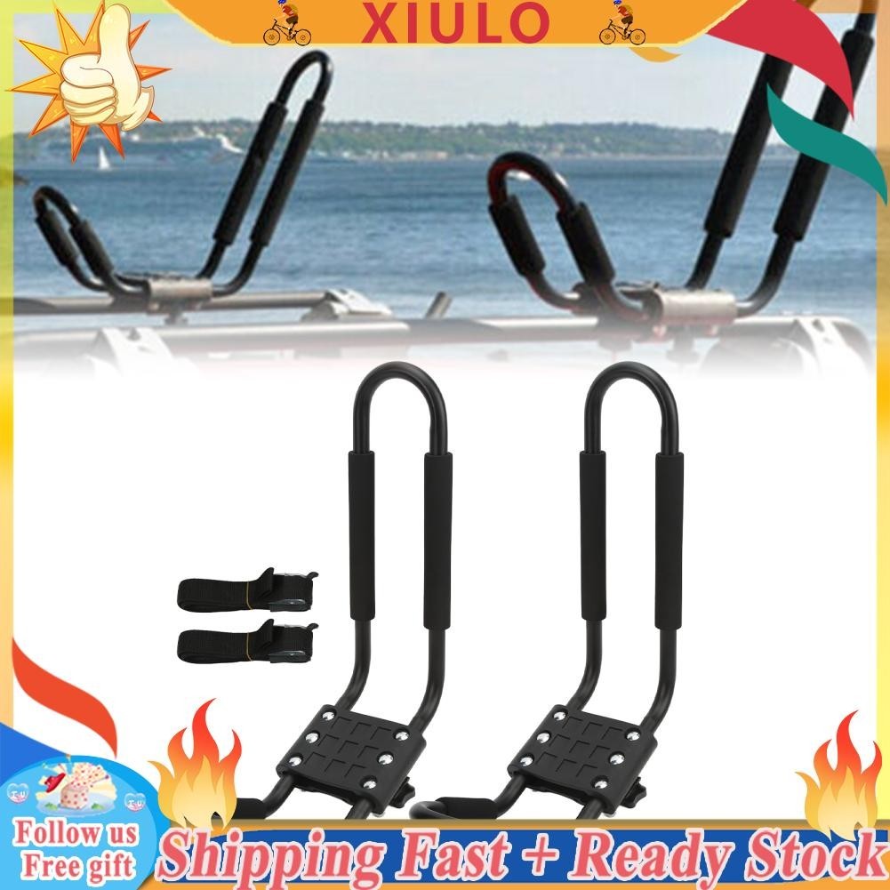 Xiulo Kayak Roof Rack J Shaped Carrier For Kayaks Boat Surf Ski Canoe ...