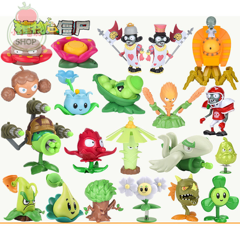 [2024 Latest Style] Genuine Plants vs. Zombies Luminous Toys Full Set ...