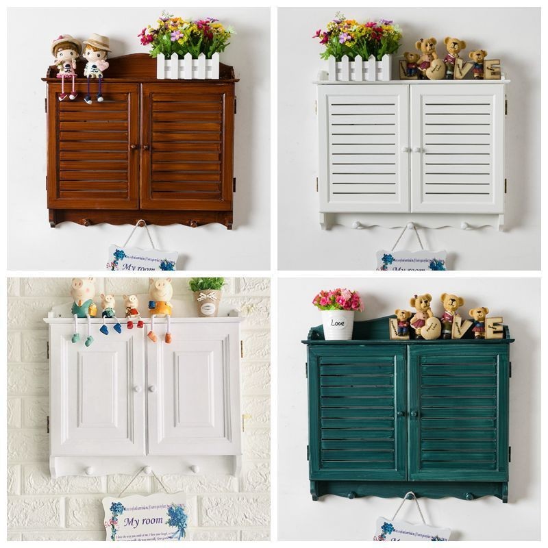 Retro Louver Meter Box Decorative Painting Switch Box Shielding Box ...