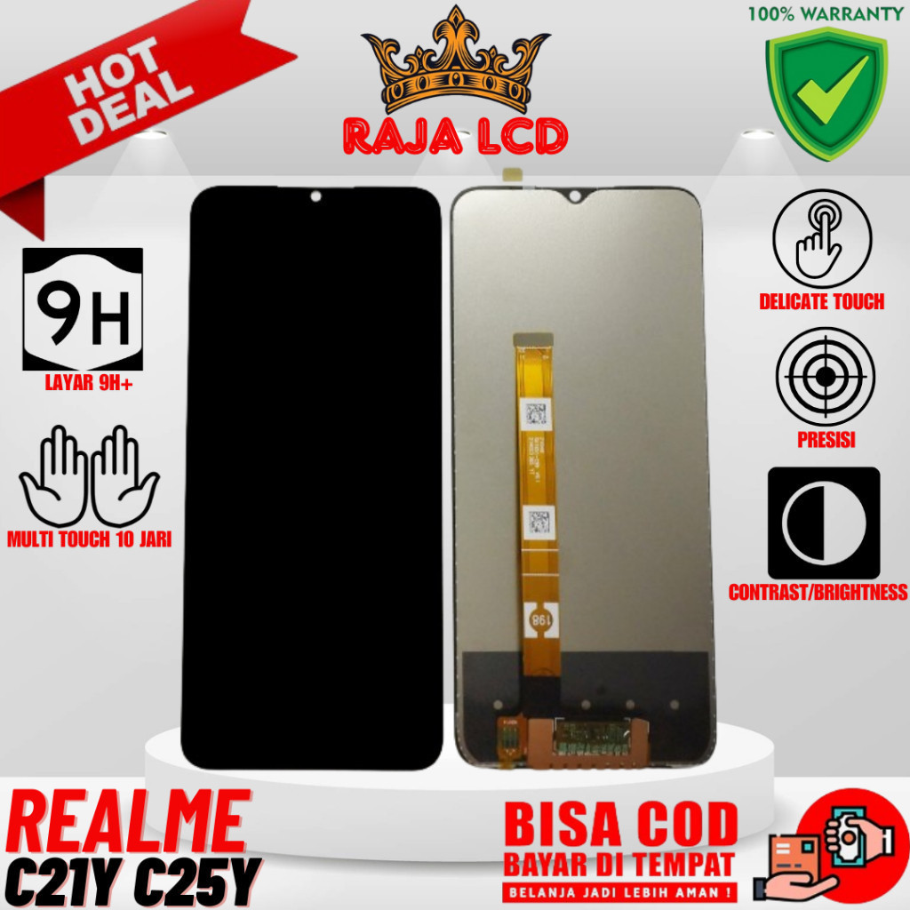 Live [ORIGINAL] LCD REALME C21Y RMX3263 C25Y RMX3268 FULLSET ...