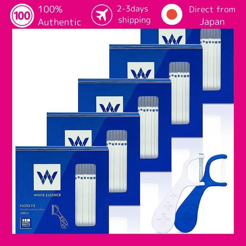 White Essence Floss Effect Trio Dental Floss F Type Interdental Floss ...