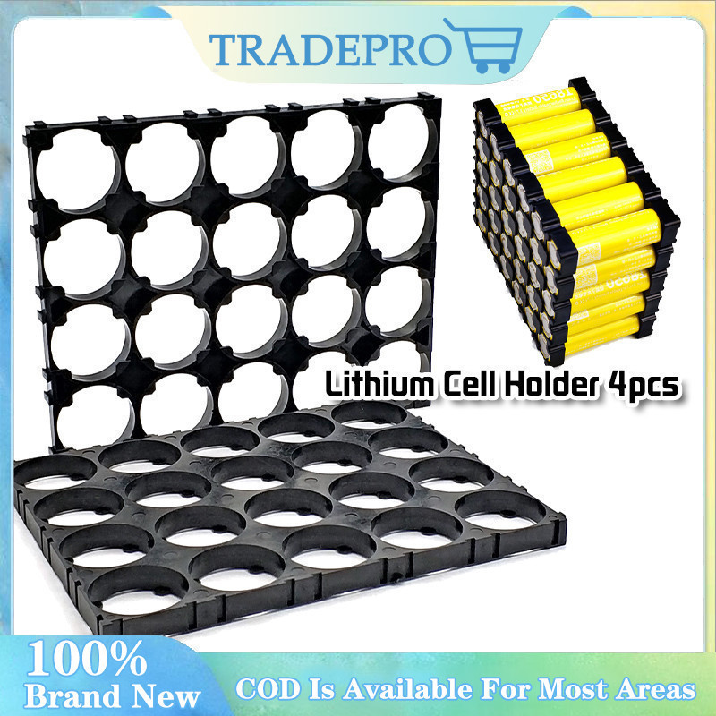 4pcs 18650 Lithium Cell Battery Case Holder 4*5/5*5/5*6 Lithium Cell ...