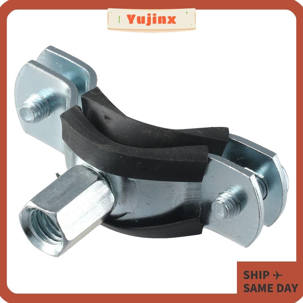 YUJINX 2pcs Support Clamp, With Nail M8 Mounting Screws Adjustable Pipe ...