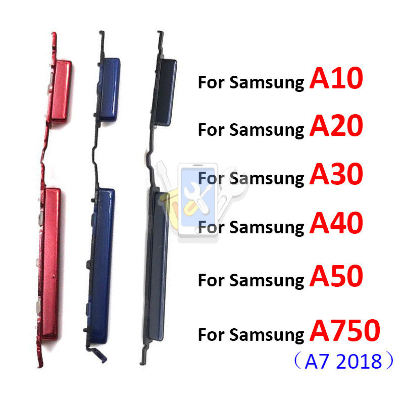 For Samsung A10 A20 A30 A40 A50 A750 New Side Power Button + Volume ...