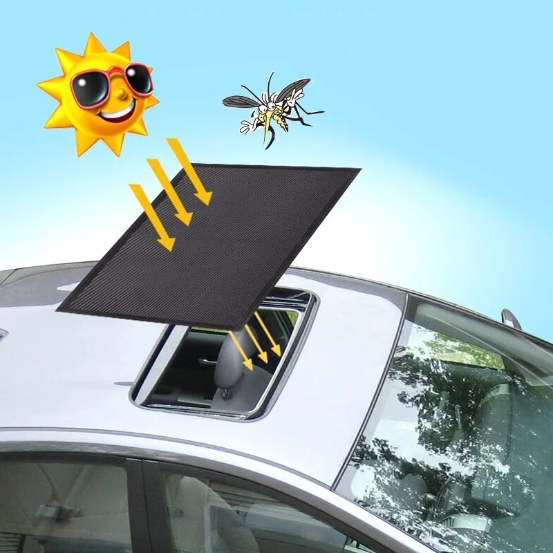 Car Window Sun shade for Sunroof magnetic Screen Window Curtain dust ...