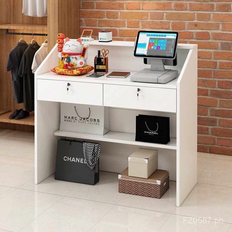Bar Counter Small Modern Cashier Shop Clothing Store Cashier Counter ...