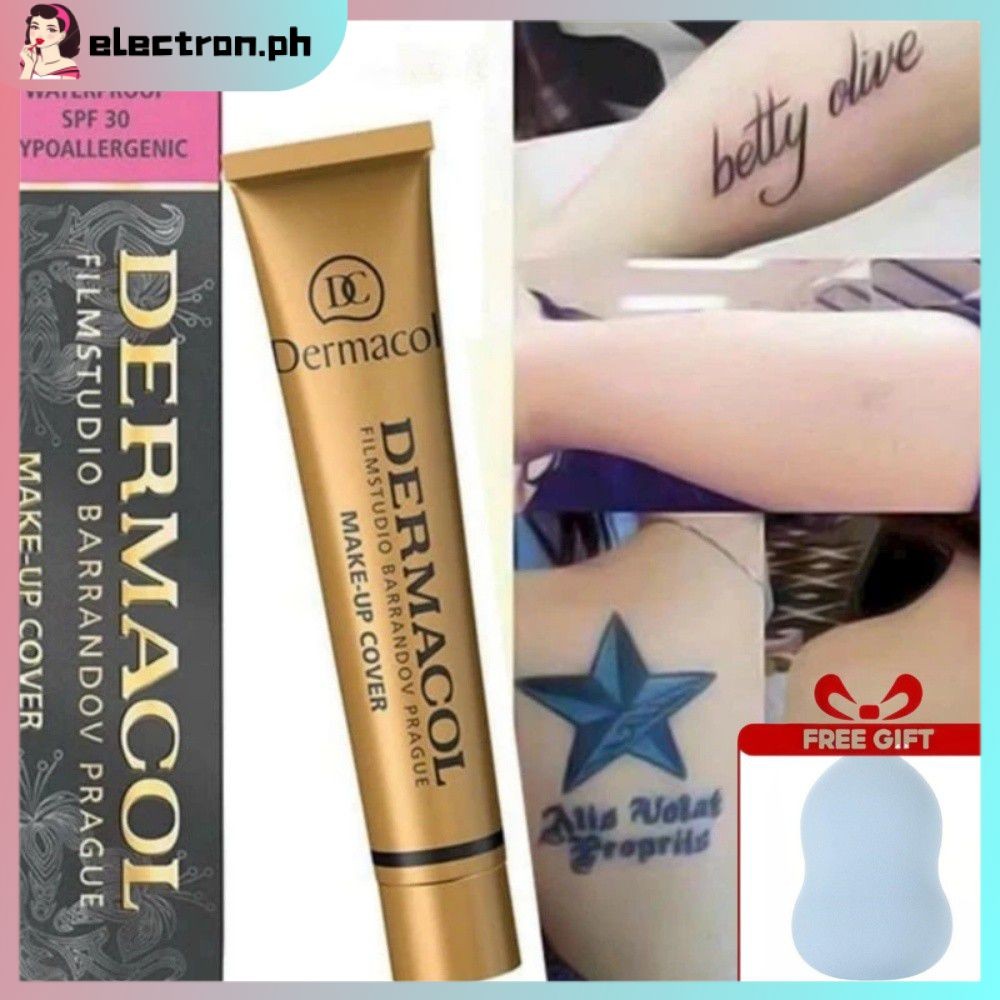 【BUY 1 FREE 1】DERMACOL Concealer Foundation Liquid Cover Freckles Dark ...