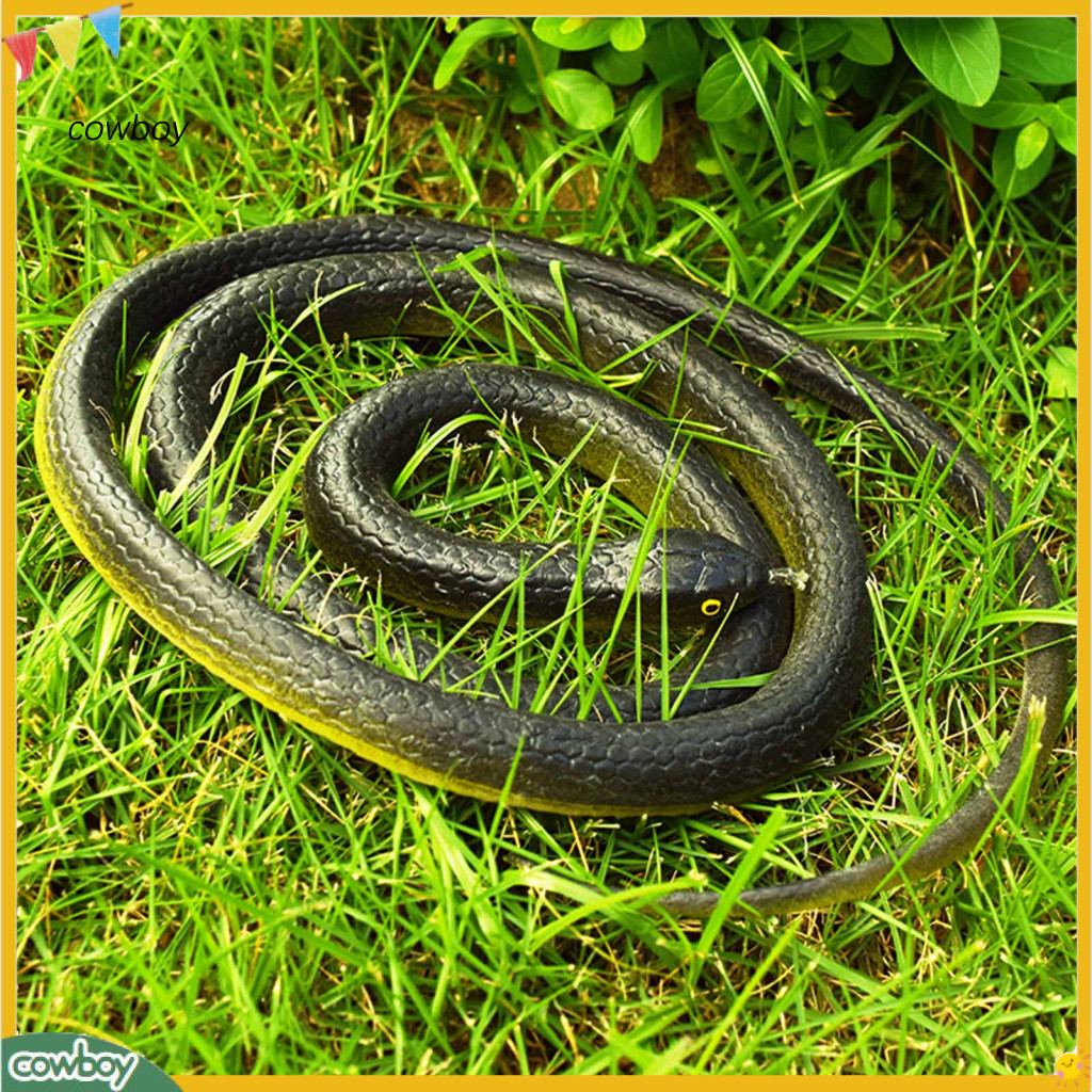 cowboy| 80cm Realistic Appearance 3D Eyes Fake Snake Tricky Funny Spoof ...