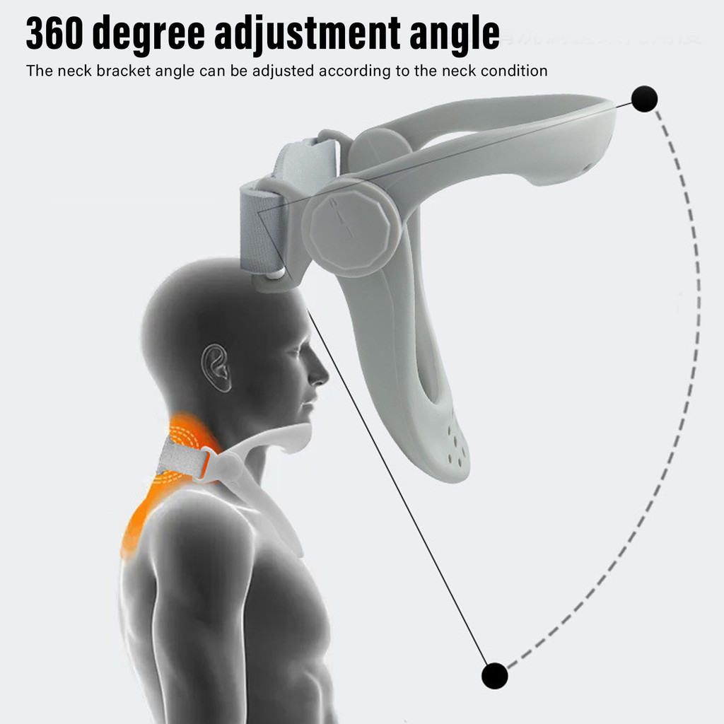 1pcs Neck Support Posture Corrector Neck Brace 360 Degree Adjustable ...