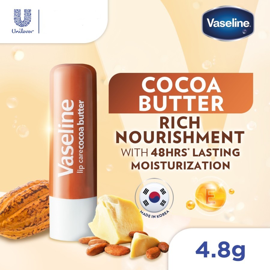 Vaseline Lip Therapy Cocoa Butter Care Stick 4.8g | Shopee Philippines