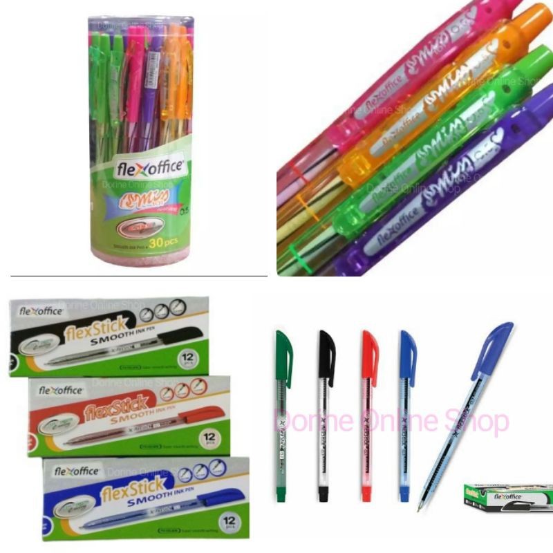Flex ballpen, flexstick/Miss 101 flex ball pen 1box | Shopee Philippines