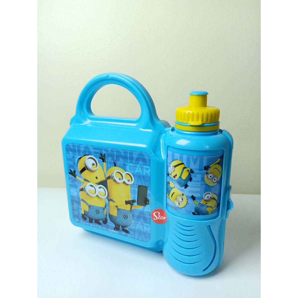 UJC Minions 2 in 1 Lunch Box with Tumbler for Kids and Students ...