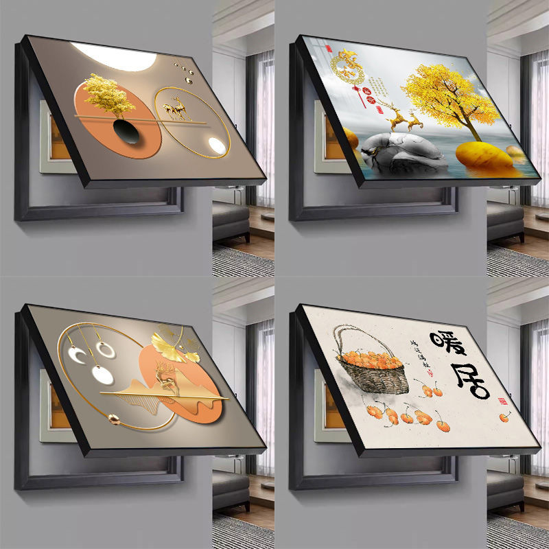 Meter box decorative painting distribution box painting occlusion box ...