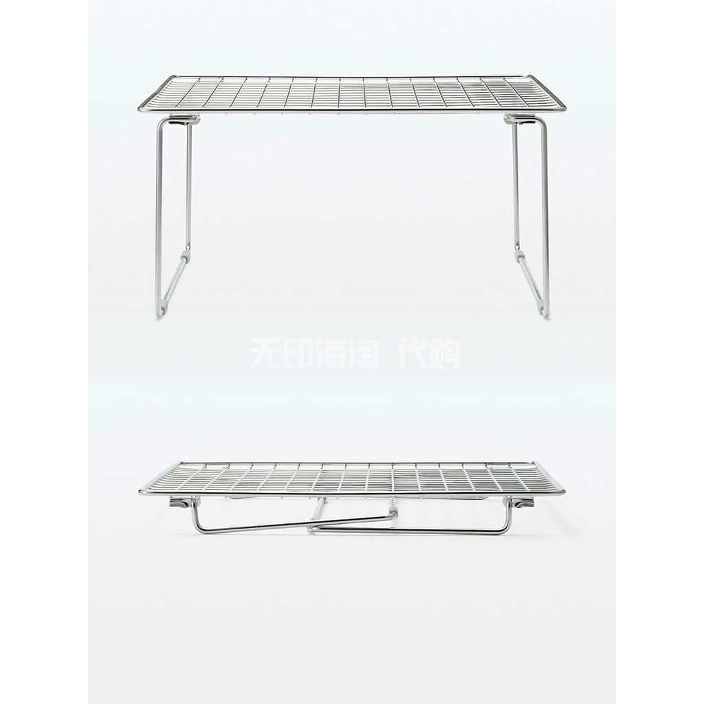 MUJI MUJI Stainless Steel Sink Storage Rack Foldable Kitchen Utensil ...