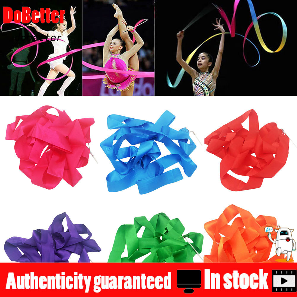 DB 4M Dance Ribbon Strip Gym Rhythmic Art Gymnastic Ballet Streamer ...