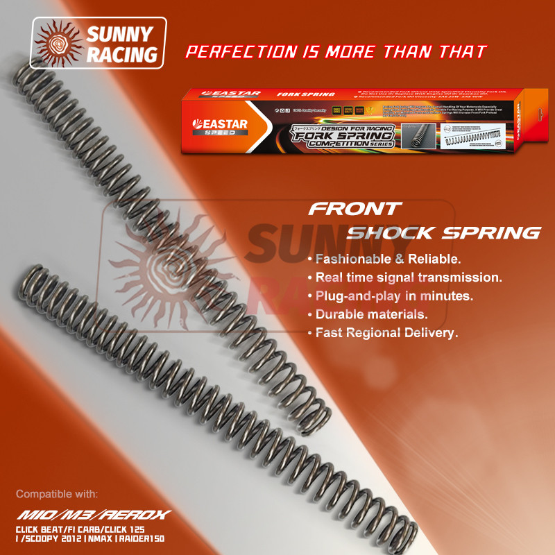 RACING Front Shock Spring Mio,M3,Aerox / Click,Beat Fi Carb,Click 125i ...