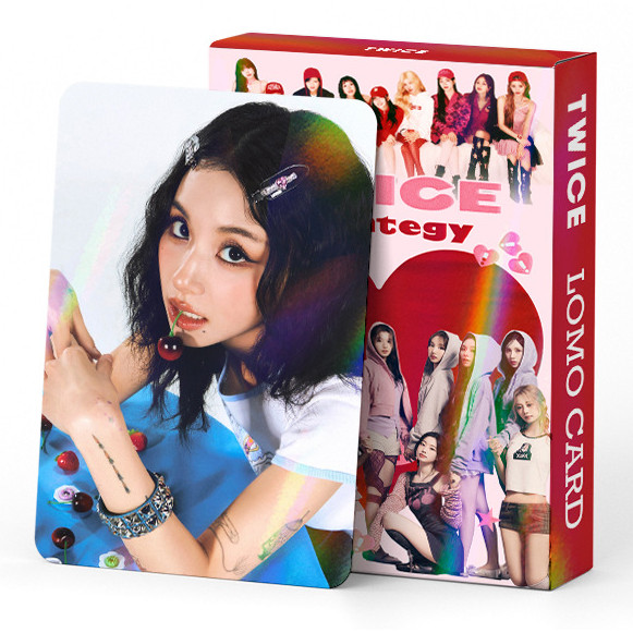 30Pcs TWICE Laser Hologram Lomo Cards HOLOGRAPHIC Photocards Nayeon Jeongyeon Momo Sana Jihyo ...