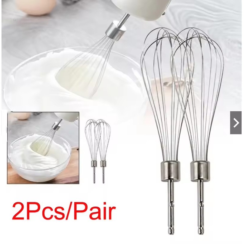 Stainless Steel Electric Whisk 12 Wire Rods - Manual Whisk Mixer Rods ...
